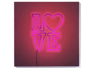 4041103827893 - Bild LED LOVE (BHT 48x48x4 cm) casa NOVA