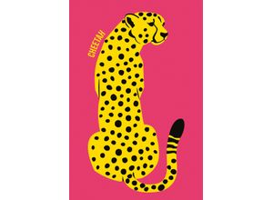 8714597639537 - Leinwandbild REINDERS Cheetah Bilder Gr B H T 20 cm x 30 cm x 25 cm gelb Leinwandbilder