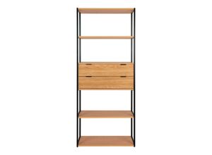 5713917027651 - Regal MINATO (LBH 35x8450x200 cm) LBH 35x8450x200 cm braun Standregal Bücherregal Bücherregal Schuhregal