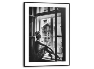 8714597626339 - Poster REINDERS Ballerina Bilder Gr B H T 30 cm x 40 cm x 16 cm schwarz (schwarz weiß) Poster