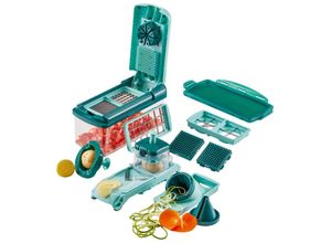 4023012338110 - Genius Nicer Dicer Â»Fusion SmartÂ« 16-teilig 125 l AuffangbehÃ¤lter Klingen aus Edelstahl - B-Ware Transportschaden Kosmetisch