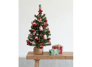 8720194475461 - Everlands Mini-Tannenbaum mit Schmuck 75 cm