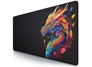 4062861813362 - XXL Speed Gaming Mauspad Schwarz 900 x 400mm XXL Mousepad Tischunterlage Large Size verbessert Präzision und Geschwindigkeit