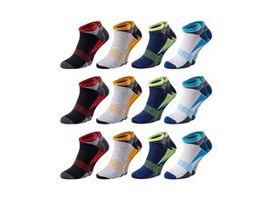 4032071557394 - Chili Lifestyle Sneaker Socken COLOR AirGrip 12 Paar Baumwolle Weichbund