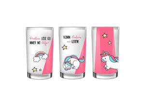 4007698307752 - EinhornLiebe - Milchgläser   Trinkgläser (3 Stück) Trinkglas Milchglas Einhorn Unicorn