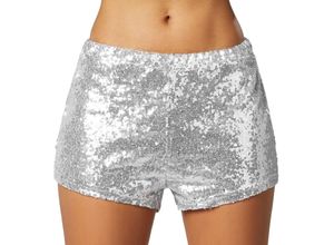 4061173054807 - tectake® Pailletten-Shorts