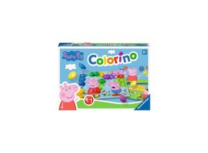 4005556208920 - Kinderspiele - 20892 - Peppa Pig Colorino Kinderspiel zum Farbenlernen Mosaik Steckspiel ab 2 Jahre