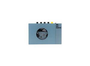 3770028251025 - WE ARE REWIND Kassetten Player Tragbarer Kassettenspieler mit Bluetooth Abspielgeräte blau (hellblau) Stereoanlagen Bausteine