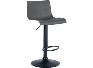 4251756490805 - Barhocker Branford I Modern Höhenverstellbar Mit Lehne I Metallgestell Bequemer Sitz I Küchenstuhl Oder Esszimmerstuhl