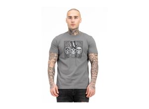 4255581529822 - Tapout Herren T-Shirt normale Passform SKULL TEE