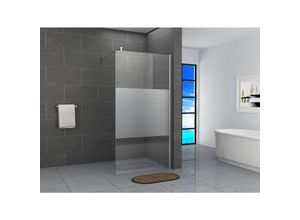 0784016308656 - Fa-Bausysteme Walk-In Glas Dusche Teilsatiniert 70 cm