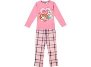 4044208317443 - Kinder Lizenz Pyjama mit Flanellhose Paw Patrol Girls 98 104