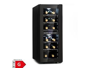 4060656513657 - Shiraz 12 Duo Weinkühlschrank 2 Zonen 42L 12 Flaschen 5-12   12-18 °C Touch 12 Flaschen