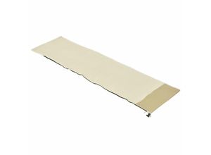 4250871277063 - Schutzhülle für Sonnenschirme beige kaffeebraun 50 x 190 cm (ØxH) Schutzhülle Ampelschirm Überzieher Hüllenschutz