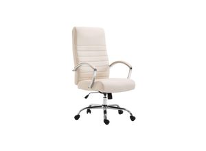 4251380458967 - Bürostuhl ergonomisch Valais Kunstleder moderner Schreibtischstuhl höhenverstellbarem Sitz und einer Belastbarkeit von 136 kg