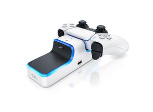 4062861072394 - CSL Ladestation für PS5 Controller - Schnell Ladestation - Twin Charge - Ladegerät - Zubehör für Sony Playstation 5 Controller