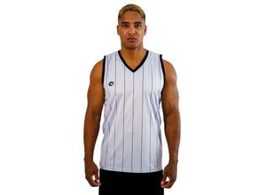 4255664207227 - Sport Shirt Pinstripes Ärmeloses Tank Top