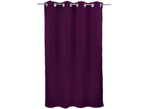 4032107223293 - Vorhang VHG Leon1 Gardinen Gr 130 cm Ösen 145 cm lila (aubergine) Ösen Verdunkler Energie sparendWärmeschutzblickdichtverschiedene Größen