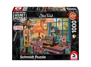 4001504596545 - Steve Read - Secret Puzzle Im Nähzimmer Puzzle 1000 Teile 4001504596545 Schmidt