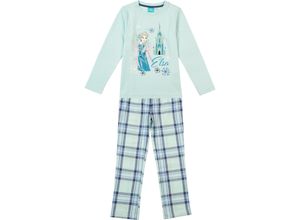 4044208317498 - Kinder Lizenz Pyjama mit Flanellhose Frozen Girls 122 128