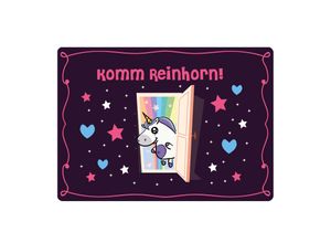 4007698003852 - EinhornLiebe - Fußmatte - Einhorn KommReinhorn (Größe 50x70cm)