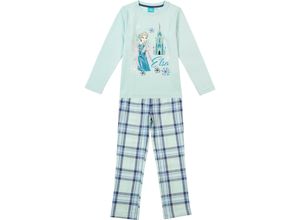 4044208317481 - Kinder Lizenz Pyjama mit Flanellhose Frozen Girls 110 116