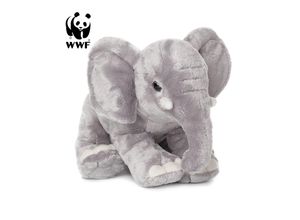 4250897403798 - Plüschtier Elefant (Rüssel runter 18cm) lebensecht Kuscheltier Stofftier