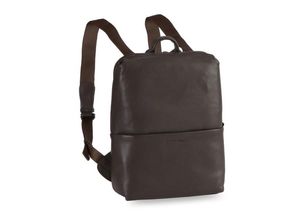 8032803756473 - Mellow Leather Squared Backpack FZT38-Mole