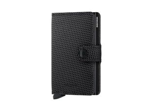 8718215289357 - Miniwallet Kreditkartenetui RFID Leder 6 cm carbon black