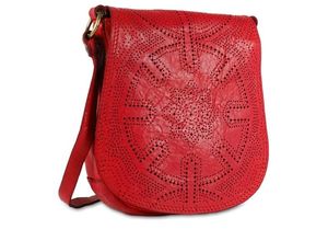 8054302560443 - Bandolier Small Geometrical Pierced Cow P D C001470ND-red Damen