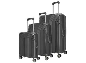 4027002081291 - Elvaa 3tlgs Trolley Set 4-Rad hart-schwarz