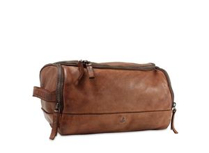 4046478043121 - Cool Casual Traveller Kulturbeutel Leder 27 cm charming cognac