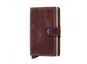 8718215281825 - Miniwallet Vintage Kreditkartenetui Geldbörse RFID Leder 65 cm brown