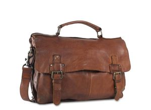 4046478022140 - Cool Casual Bodil Aktentasche Leder 35 cm Laptopfach charming cognac