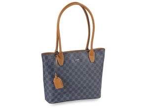 4056278145406 - PICARD Shopper Euphoria Kunstleder Reißverschlussfach für Damen blau