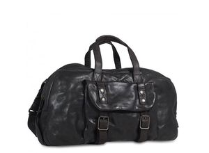 4250394965775 - The Barber Shop Weekender Reisetasche Leder 44 cm ebony