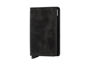 8718215283980 - Slimwallet Vintage Kreditkartenetui Geldbörse RFID Leder 65 cm black