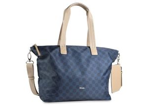 4056278188328 - PICARD Shopper Kunstleder Reißverschluss für Damen blau