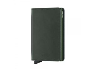 8718215286714 - Slimwallet Original Kreditkartenetui Geldbörse RFID Leder 65 cm green