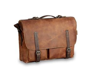 4250394907454 - Good Old Friends Teachers Pet Aktentasche Leder 42 cm Laptopfach hazelnut