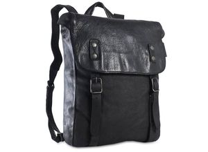 4250394928558 - The ZZ Rucksack Leder 37 cm Laptopfach urban black