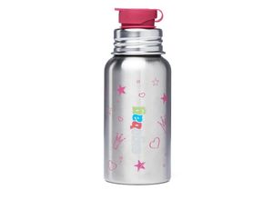 4057081079339 - ergobag Edelstahl Trinkflasche Prinzessin 500 ml rot