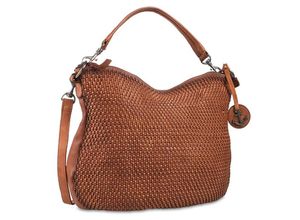 4046478044661 - Soft Weaving Maureen Schultertasche Leder 30 cm charming cognac