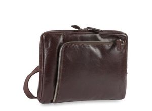 4056278142825 - Buddy Umhängetasche Leder 28 cm cafe