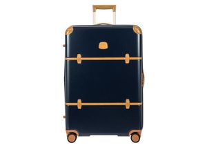 8016623866116 - Brics Bellagio 4-Rollen Trolley III 76 cm blue tobaco