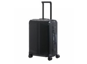 5414847961540 - 4-Doppelrollen-Trolley Hartschale TSA-Schloss uni 55cm schwarz