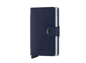 8718215288190 - Miniwallet Vegetable Kreditkartenetui RFID Leder 65 cm navy-silver