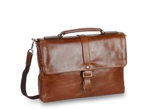 4000794720456 - Buddy Aktentasche Leder 38 cm cognac