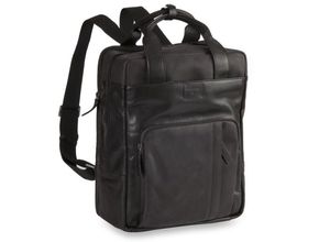 4048835074090 - Brick Lane Rucksack Leder 42 cm Laptopfach black