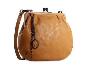 4250394944701 - Grandmas Luxury Club MrsFortune Cookie Umhängetasche Leder 23 cm caramel